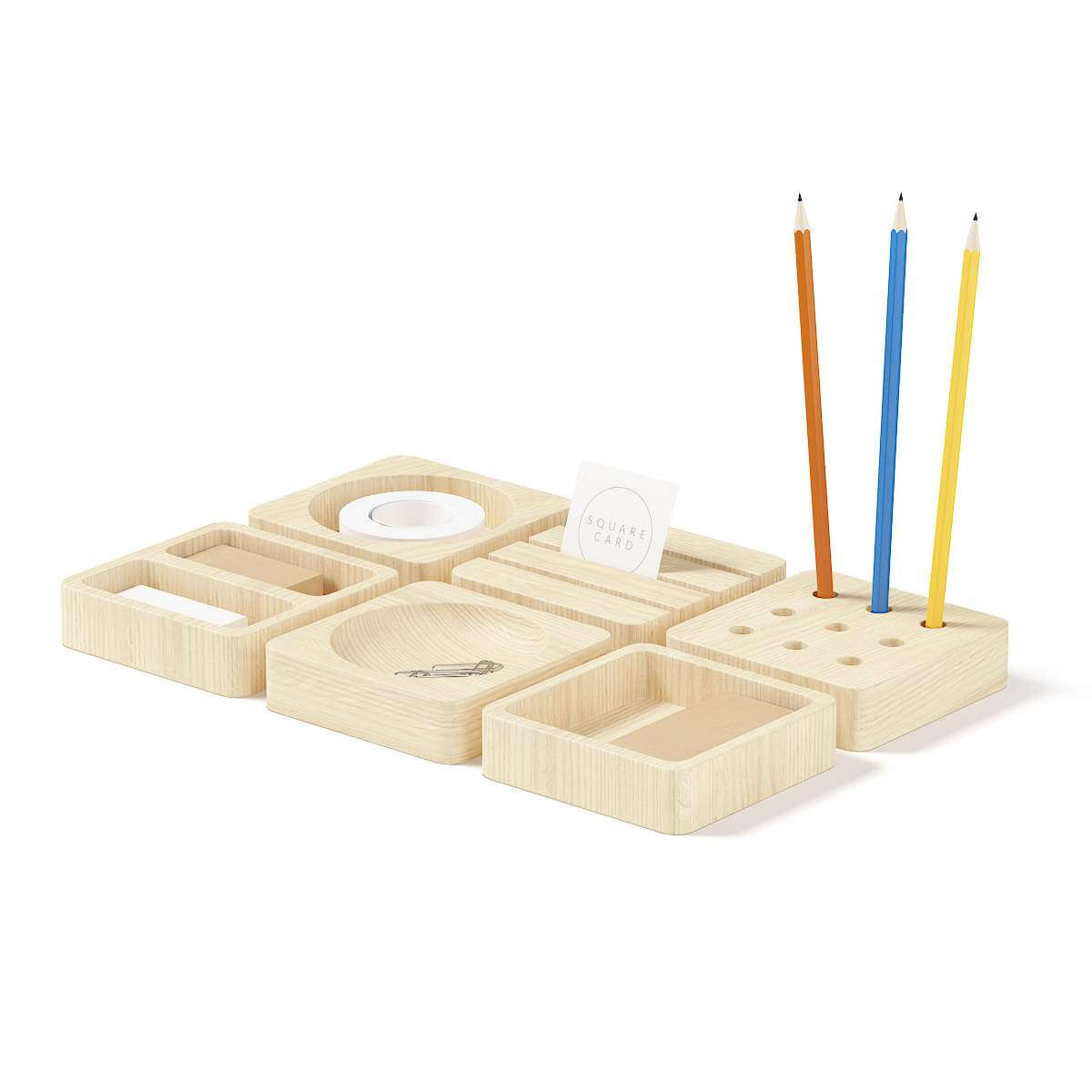 Desk Utensils - 3D Model by cgaxis