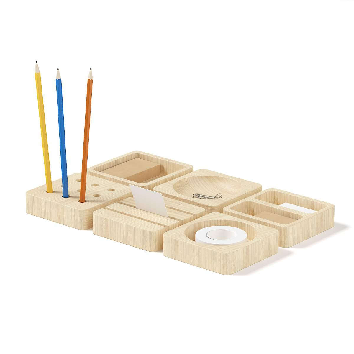 Desk Utensils - 3D Model by cgaxis