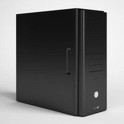 Desktop Computer - 3D Model by cgaxis