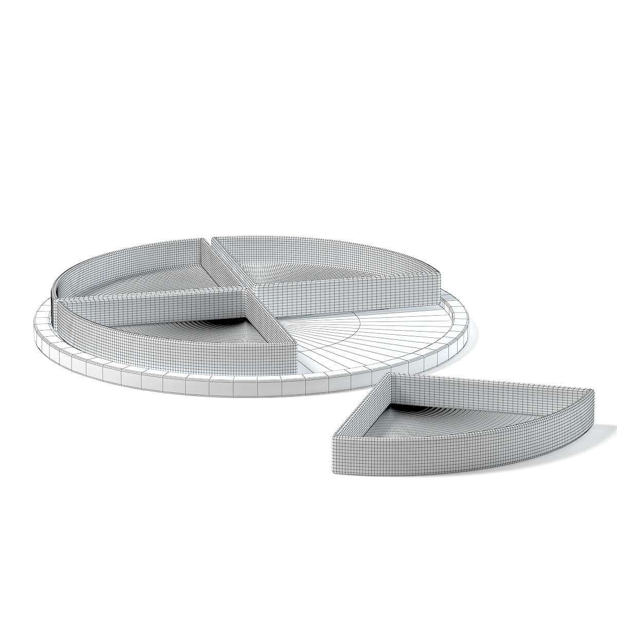 Dish Set - Free 3D Model by cgaxis