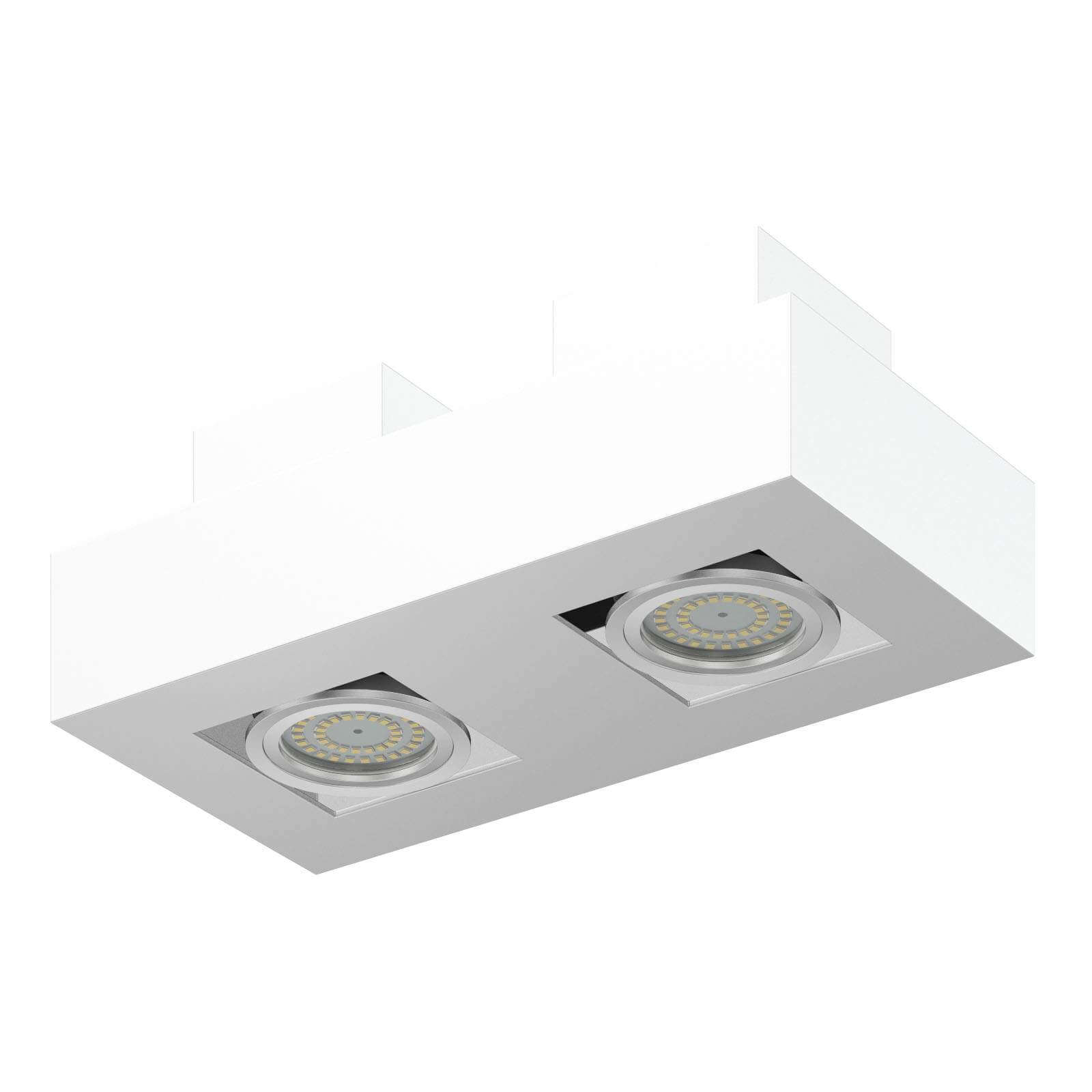 Double Rectangular Halogen Light - 3D Model by cgaxis