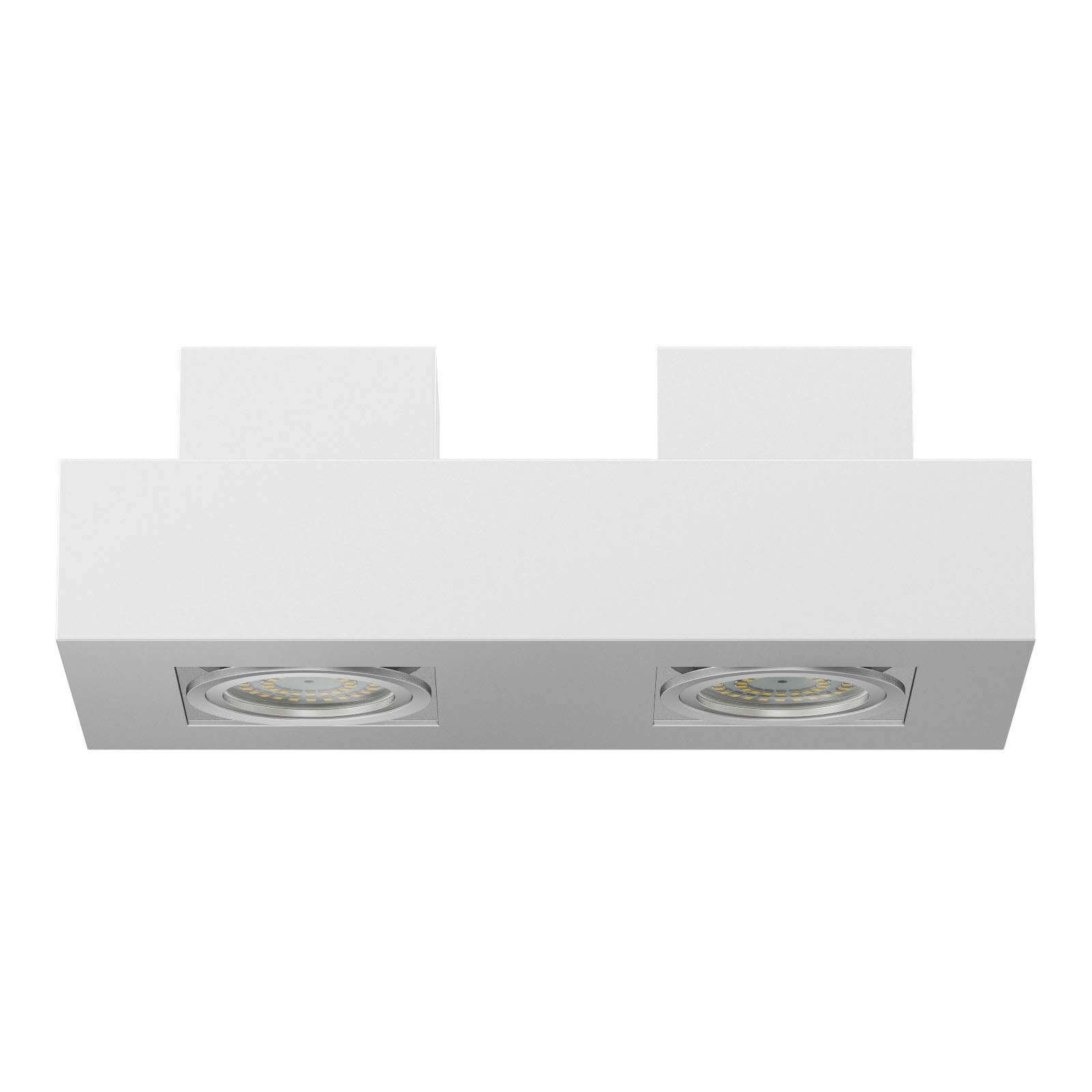 Double Rectangular Halogen Light - 3D Model by cgaxis