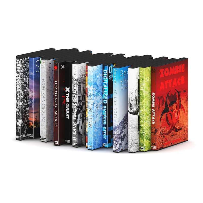 DVD Movie Set 1 - 3D Model by cgaxis