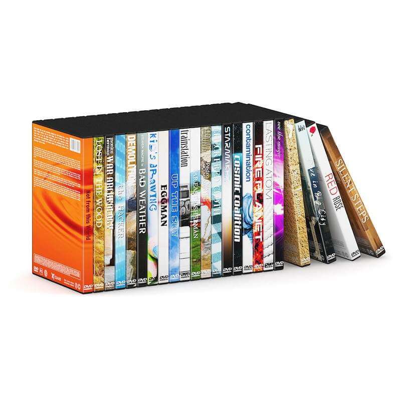 DVD Movie Set 2 - 3D Model by cgaxis