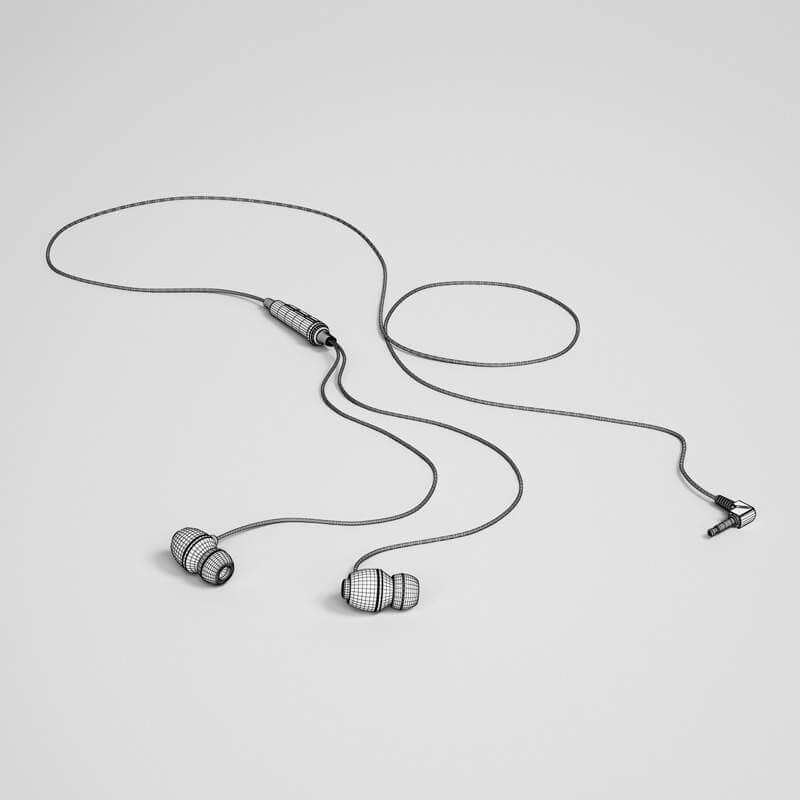 Earbuds - 3D Model by cgaxis