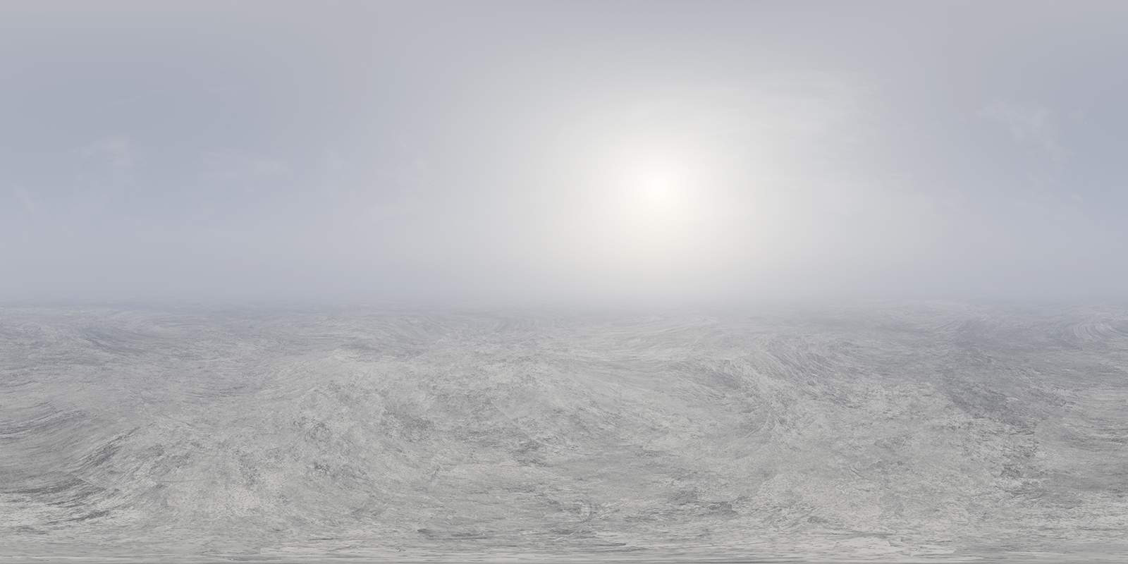 Early Afternoon Foggy Snow Planes HDRI Sky - HDR Image by cgaxis