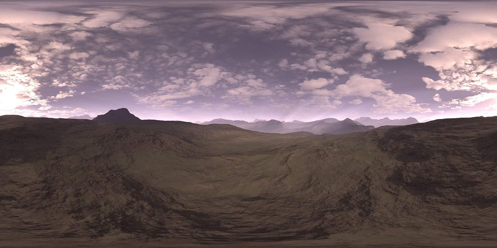 Early Evening Desert HDRI Sky - HDR Image by cgaxis