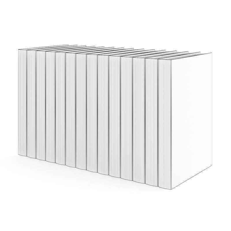 Encyclopedia Set - 3D Model by cgaxis
