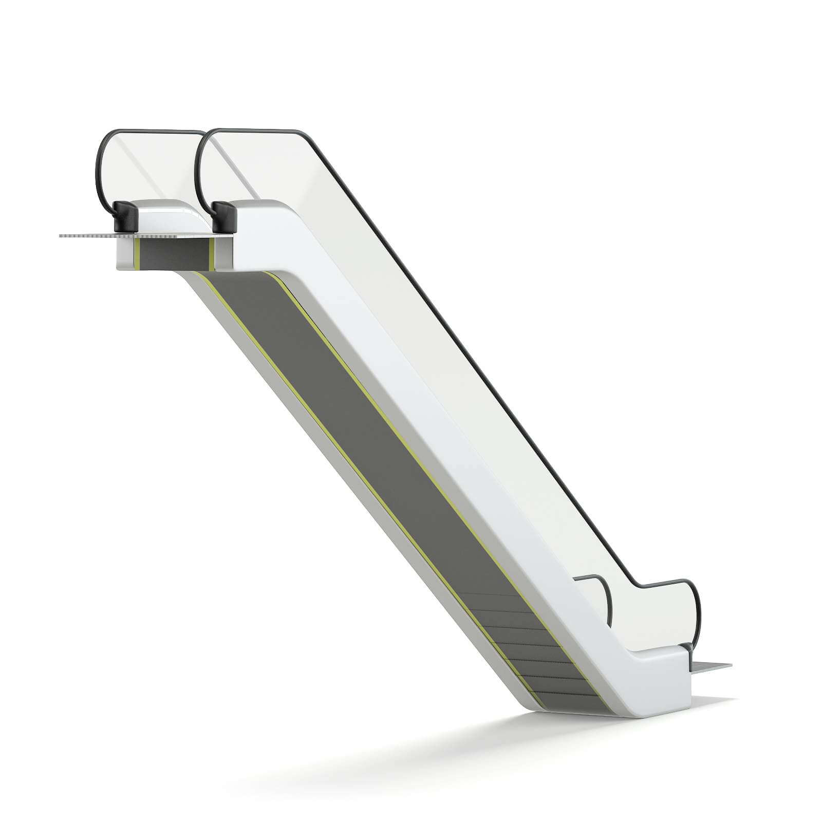 Escalator - Free 3D Model by cgaxis