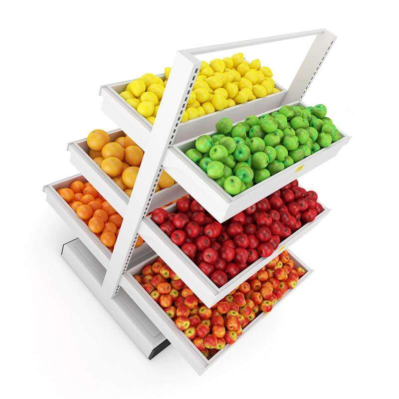 Fruit Shelf - 3D Model by cgaxis