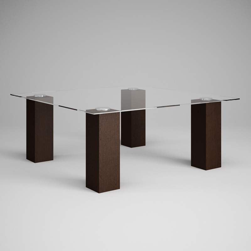 Glass Table 24 - 3D Model by cgaxis