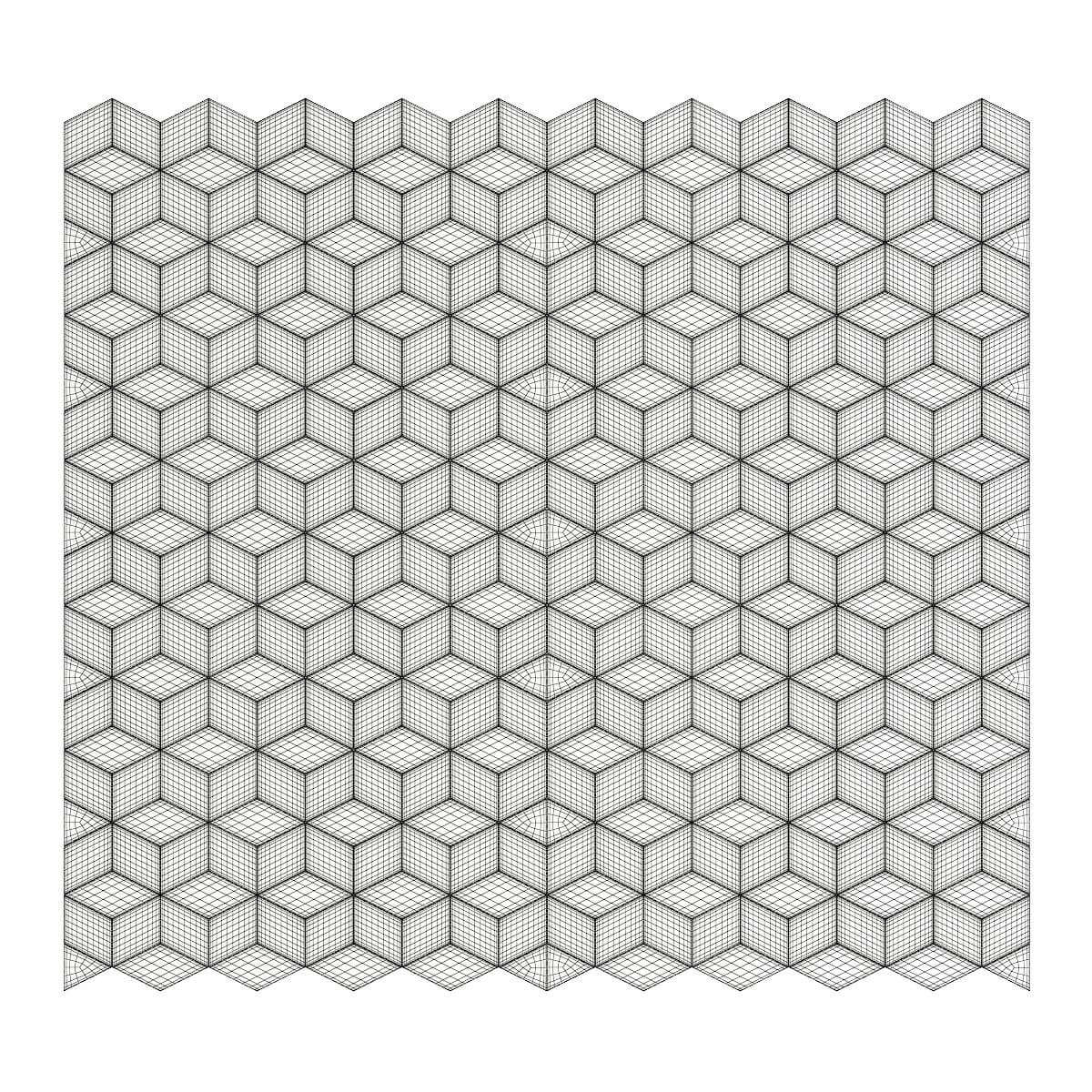 Golden Metal Wall Panel - 3D Model by cgaxis