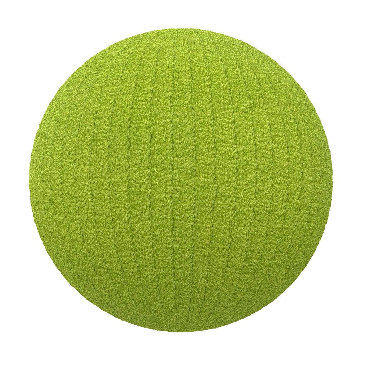 Green Fabric PBR Texture by cgaxis