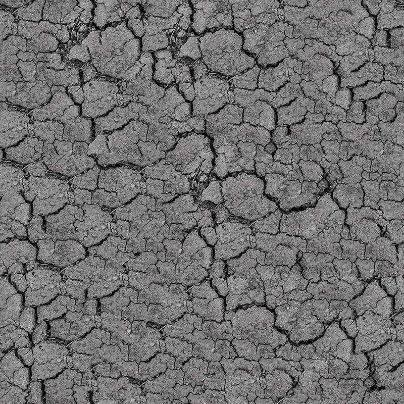 Grey Dry Cracked Dirt PBR Texture by cgaxis
