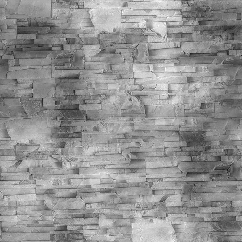 Grey Stone Brick Wall PBR Texture by cgaxis