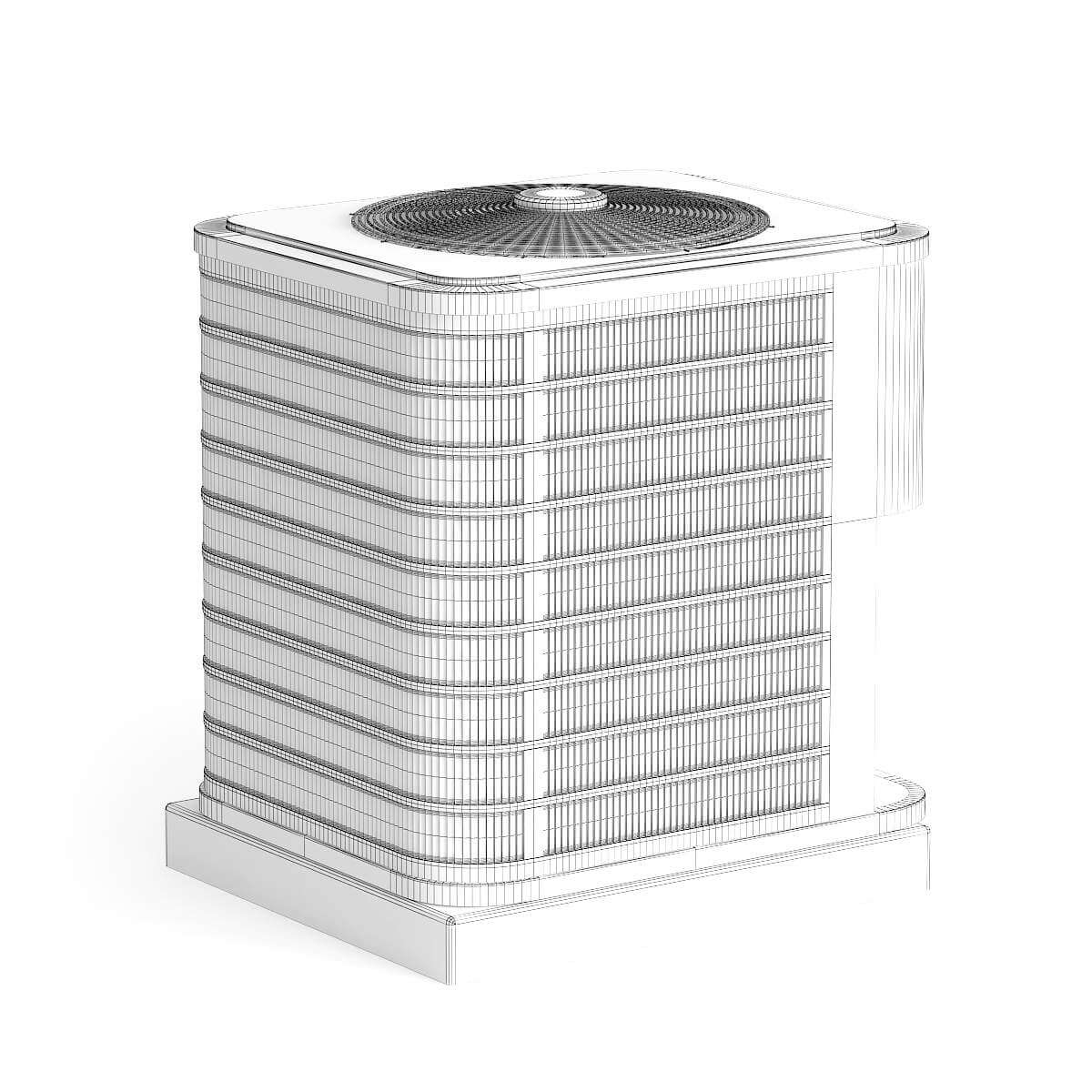 Heat Pump - 3D Model by cgaxis