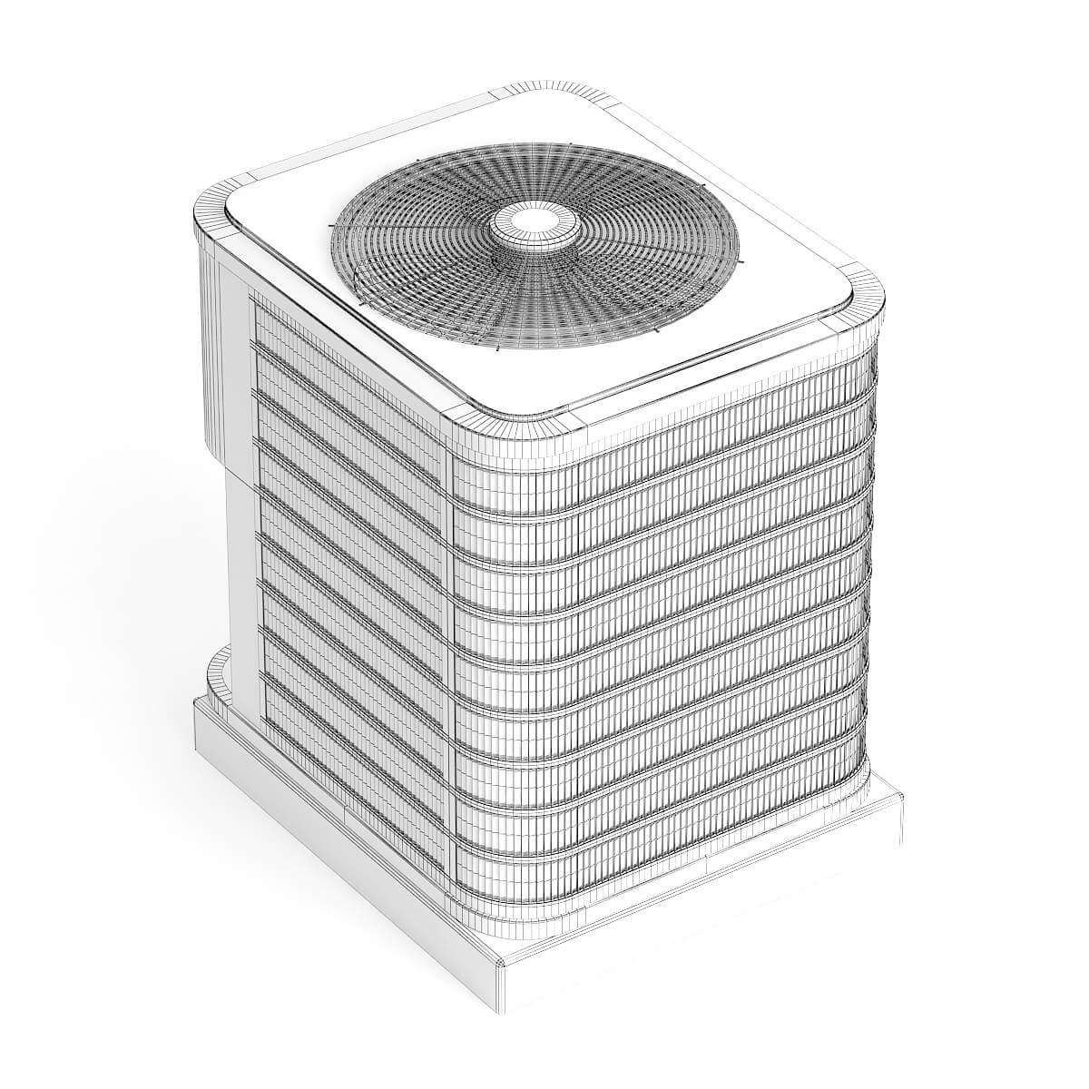 Heat Pump - 3D Model by cgaxis