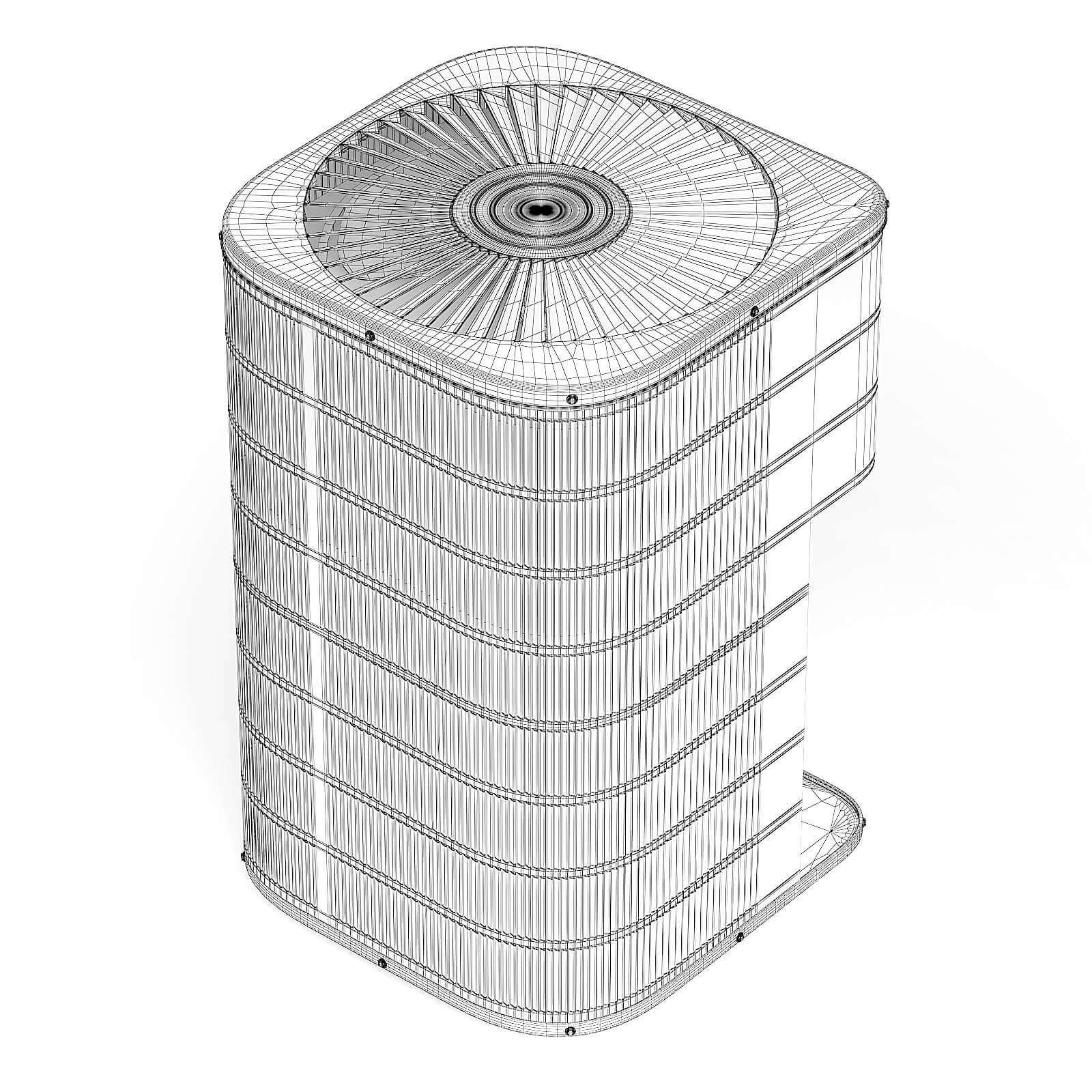 Heat Pump - 3D Model by cgaxis