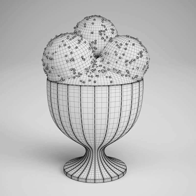 Ice Cream - 3D Model by cgaxis