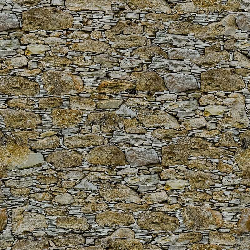 Irregular Stone Wall PBR Texture by cgaxis