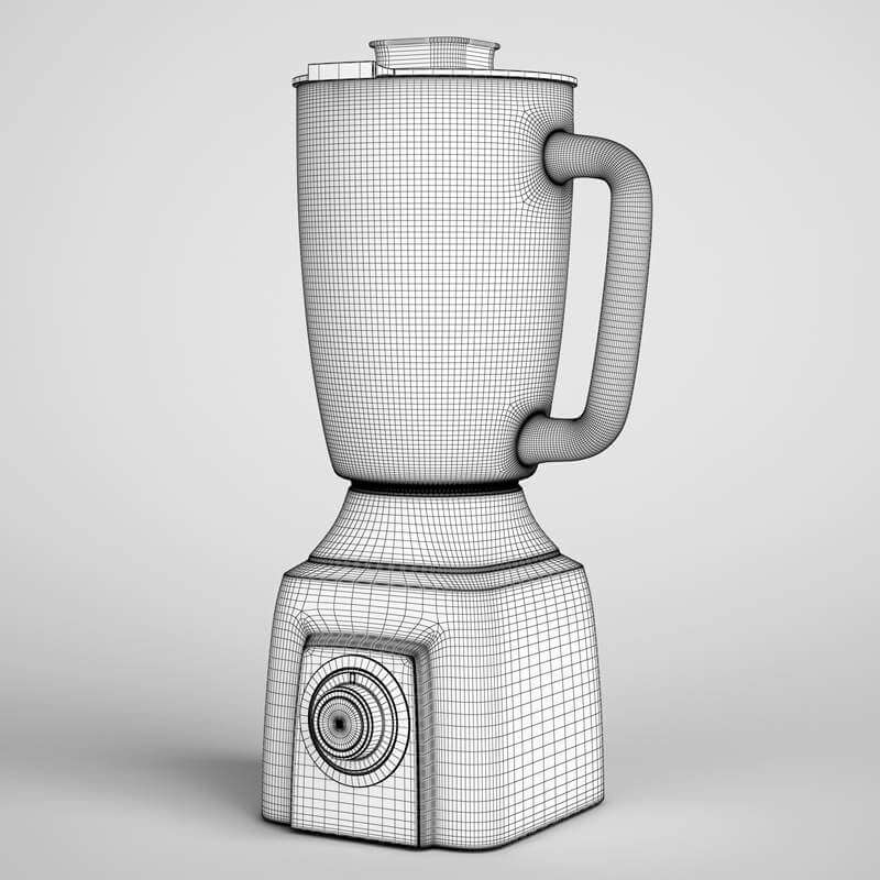 Kitchen Mixer 25 - 3D Model by cgaxis