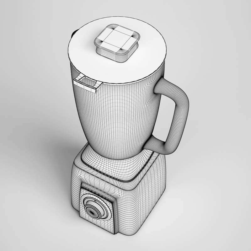 Kitchen Mixer 25 - 3D Model by cgaxis