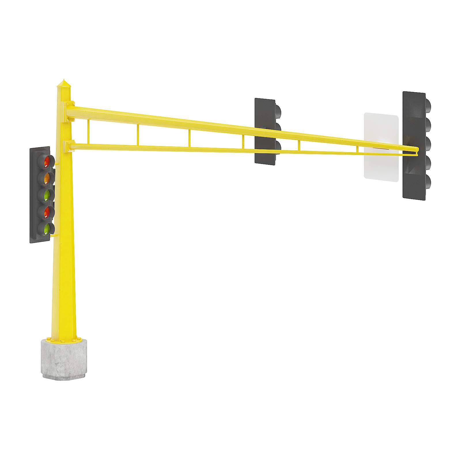 Large Traffic Lights - 3D Model by cgaxis