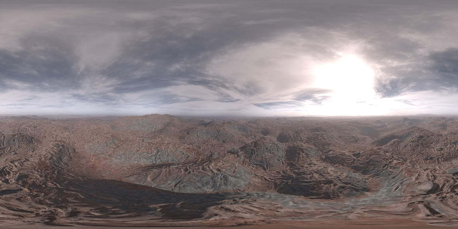 Late Morning Desert HDRI Sky - HDR Image by cgaxis