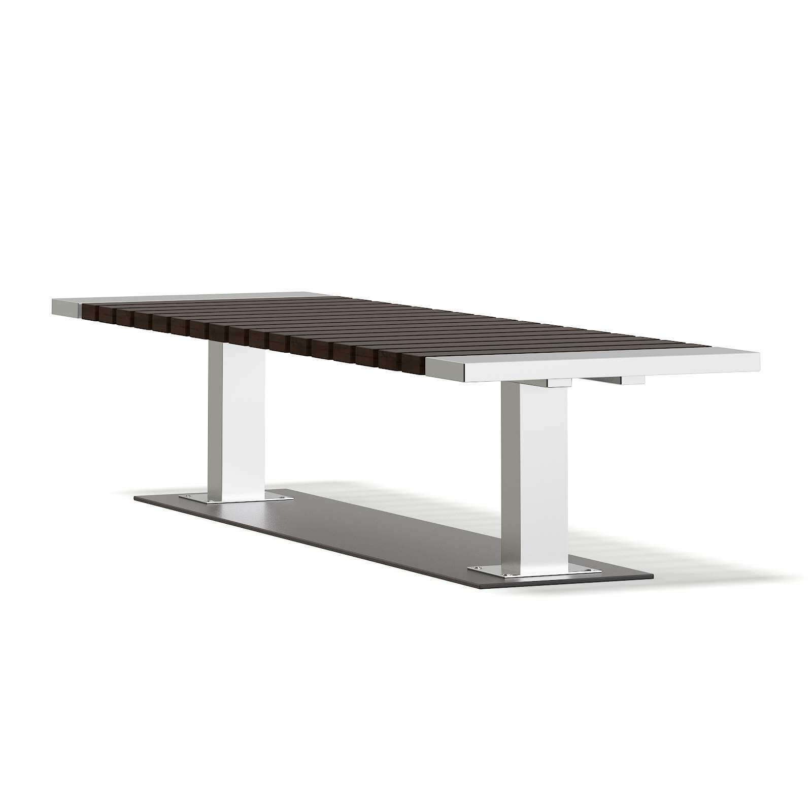 Mall Bench - 3D Model by cgaxis