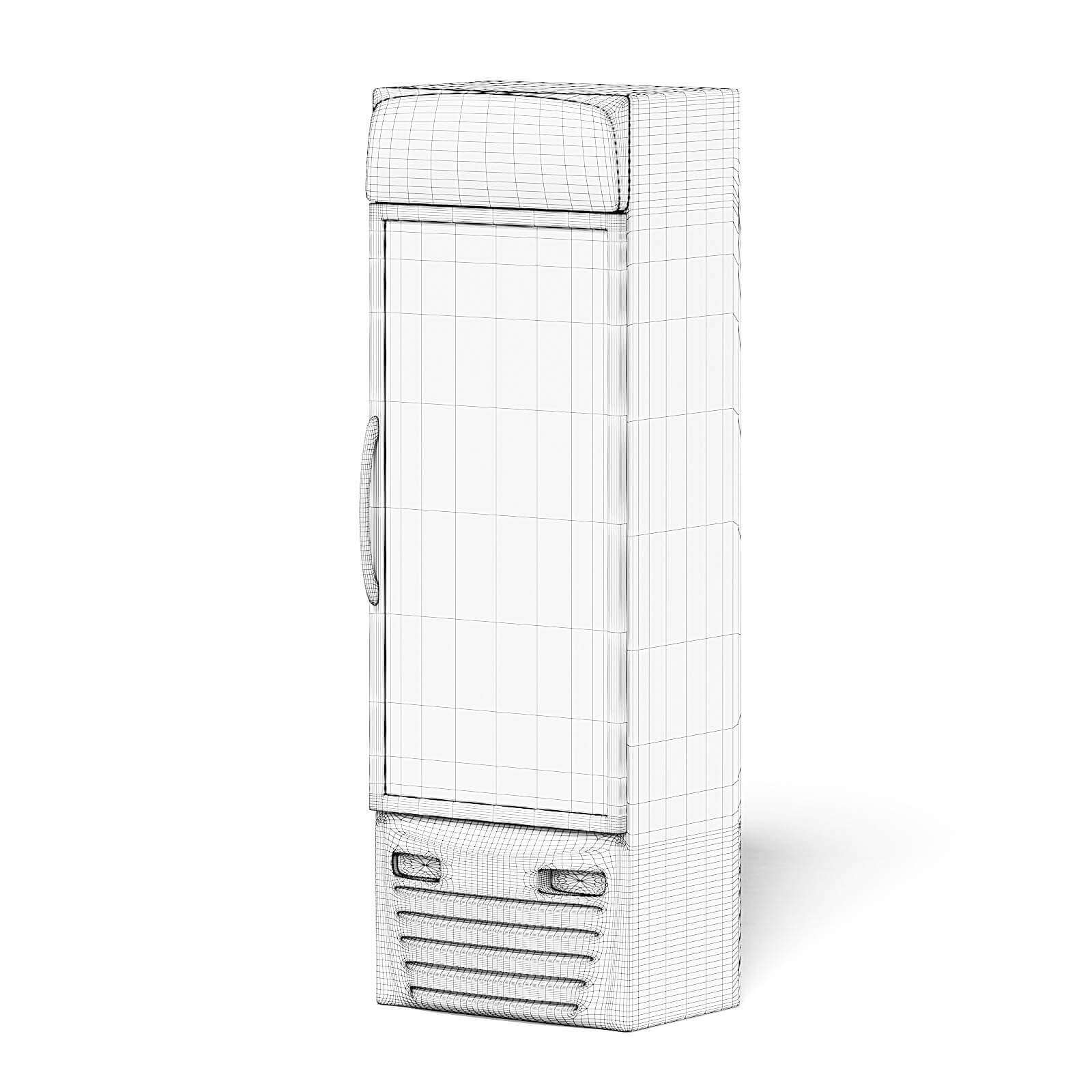 Market Fridge - 3D Model by cgaxis