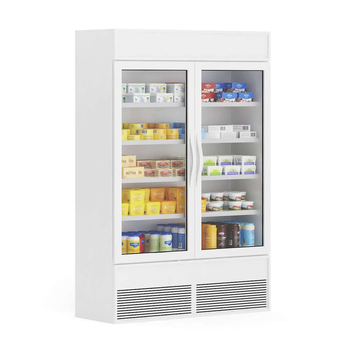 Market Refrigerator - 3D Model by cgaxis