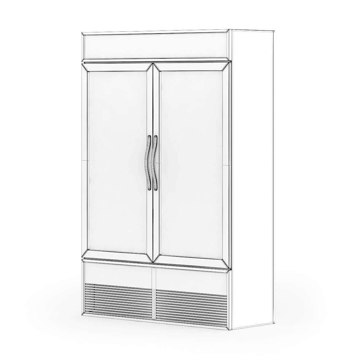 Market Refrigerator - 3D Model by cgaxis