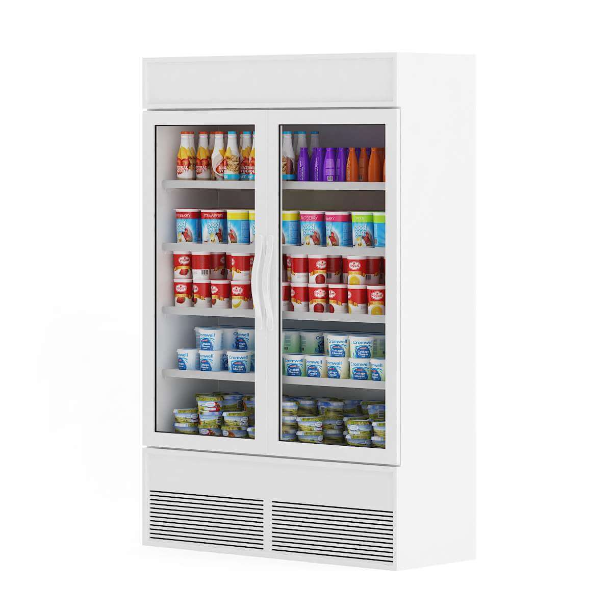 Market Refrigerator - 3D Model by cgaxis