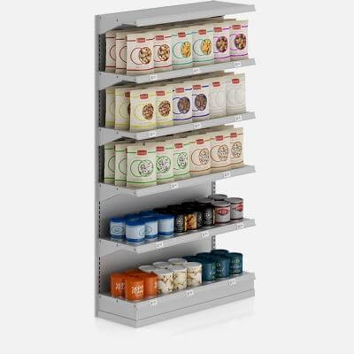Market Shelf - Nuts 3D Model by cgaxis
