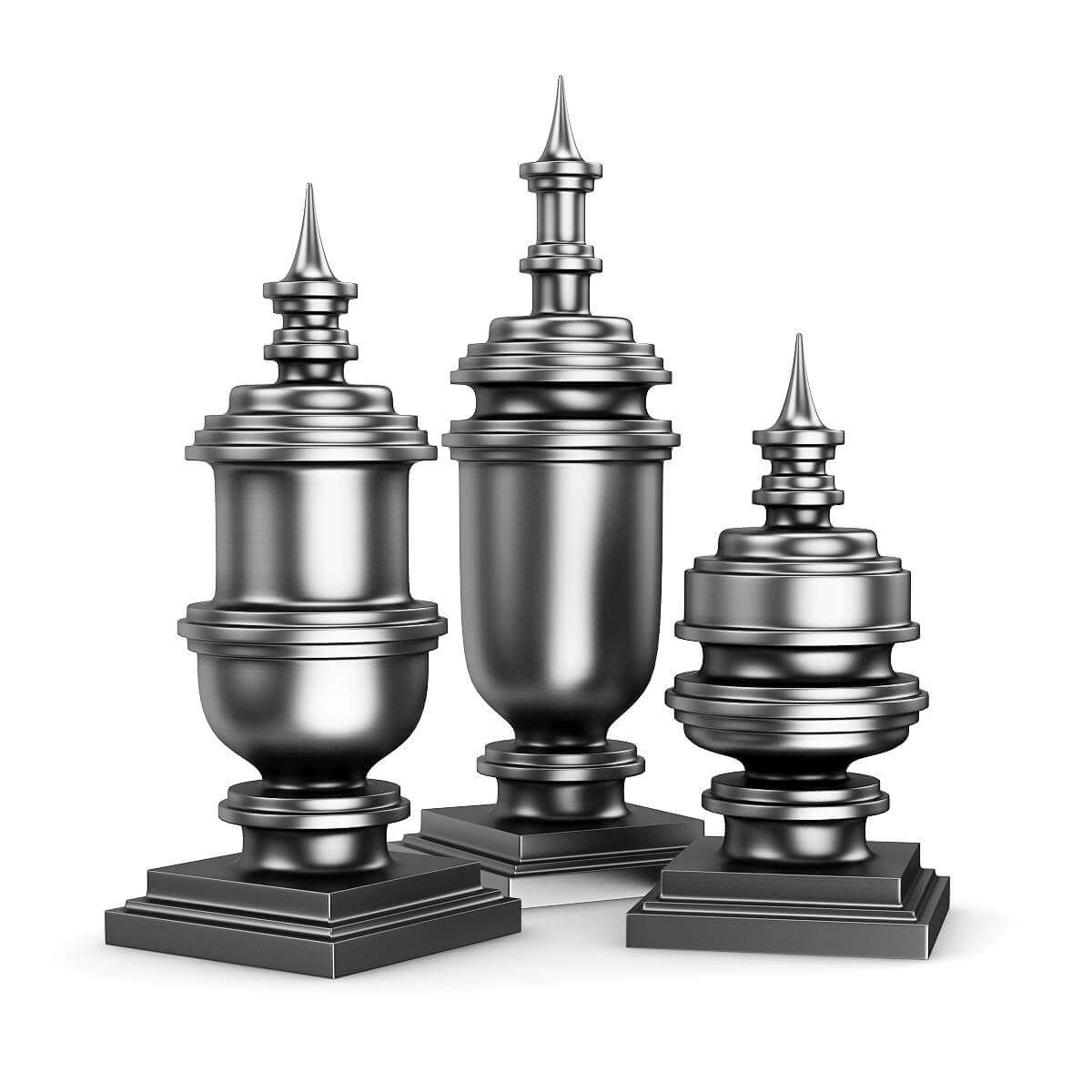 Metal Figures - 3D Model by cgaxis