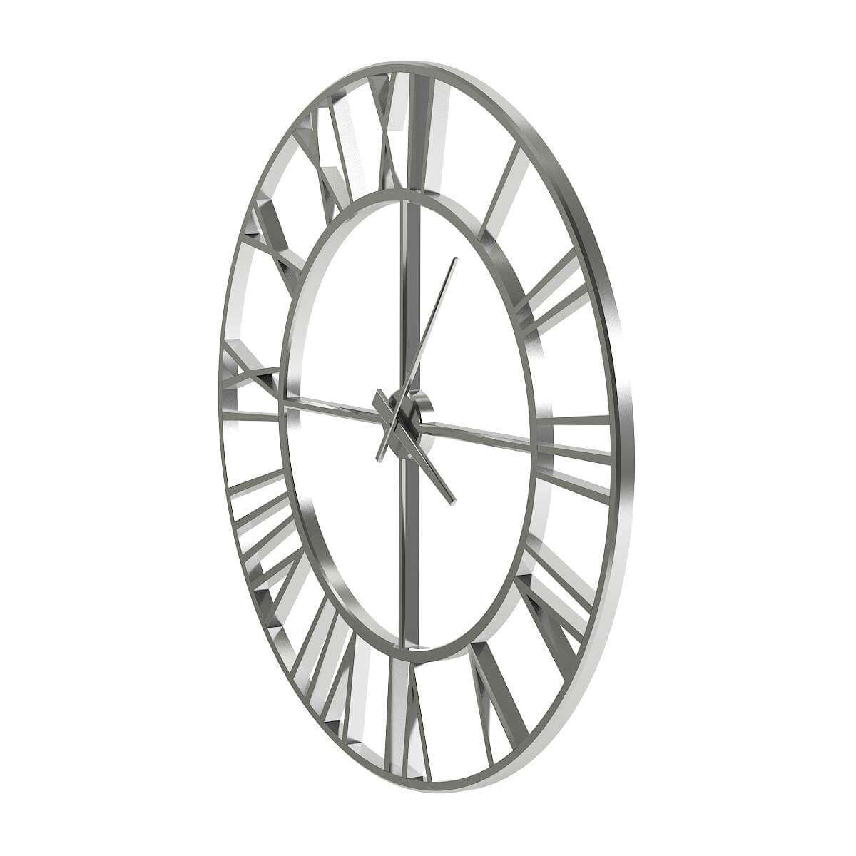 Metal Wall Clock - 3D Model by cgaxis