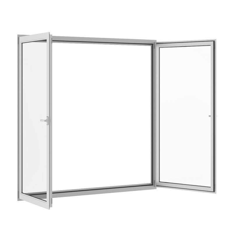 Metal Window 2214mm x 2100mm - 3D Model by cgaxis