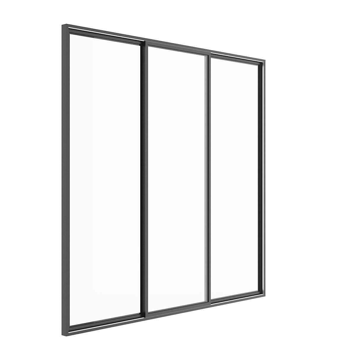 Metal Window (230 x 236.5 cm) - 3D Model by cgaxis