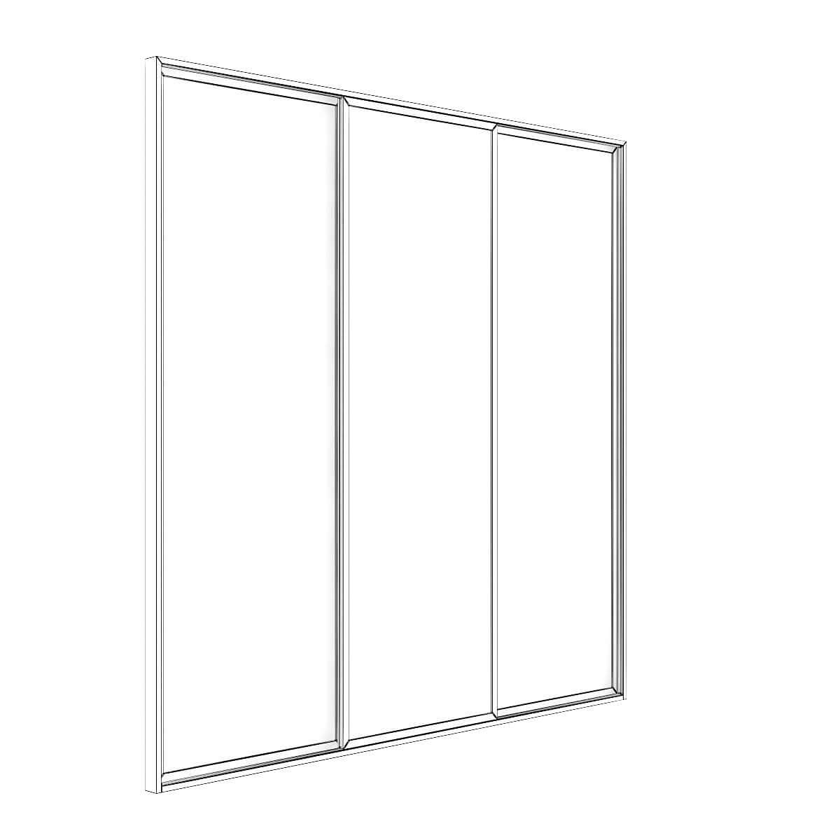 Metal Window (230 x 236.5 cm) - 3D Model by cgaxis