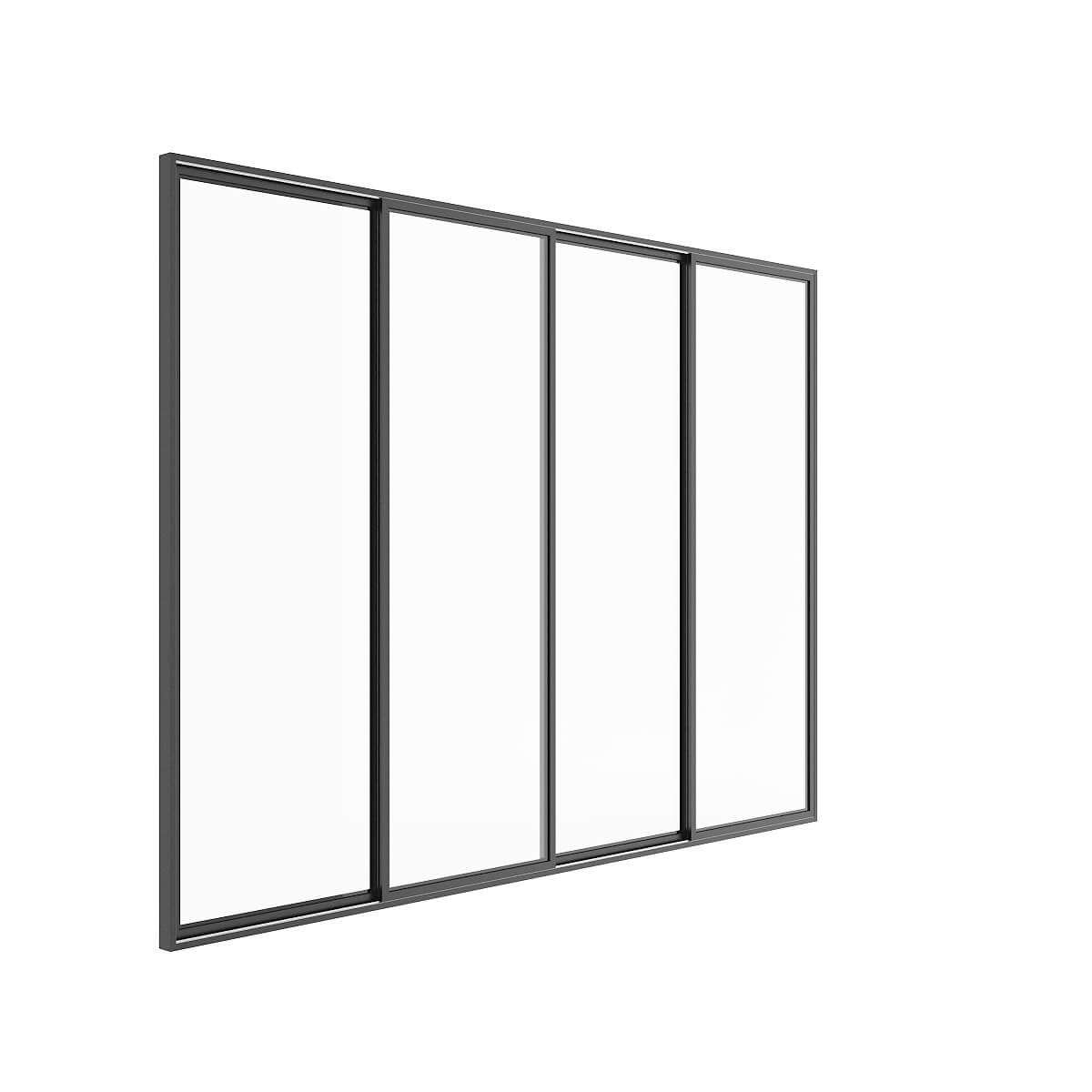 Metal Window (230 x 313 cm) - 3D Model by cgaxis