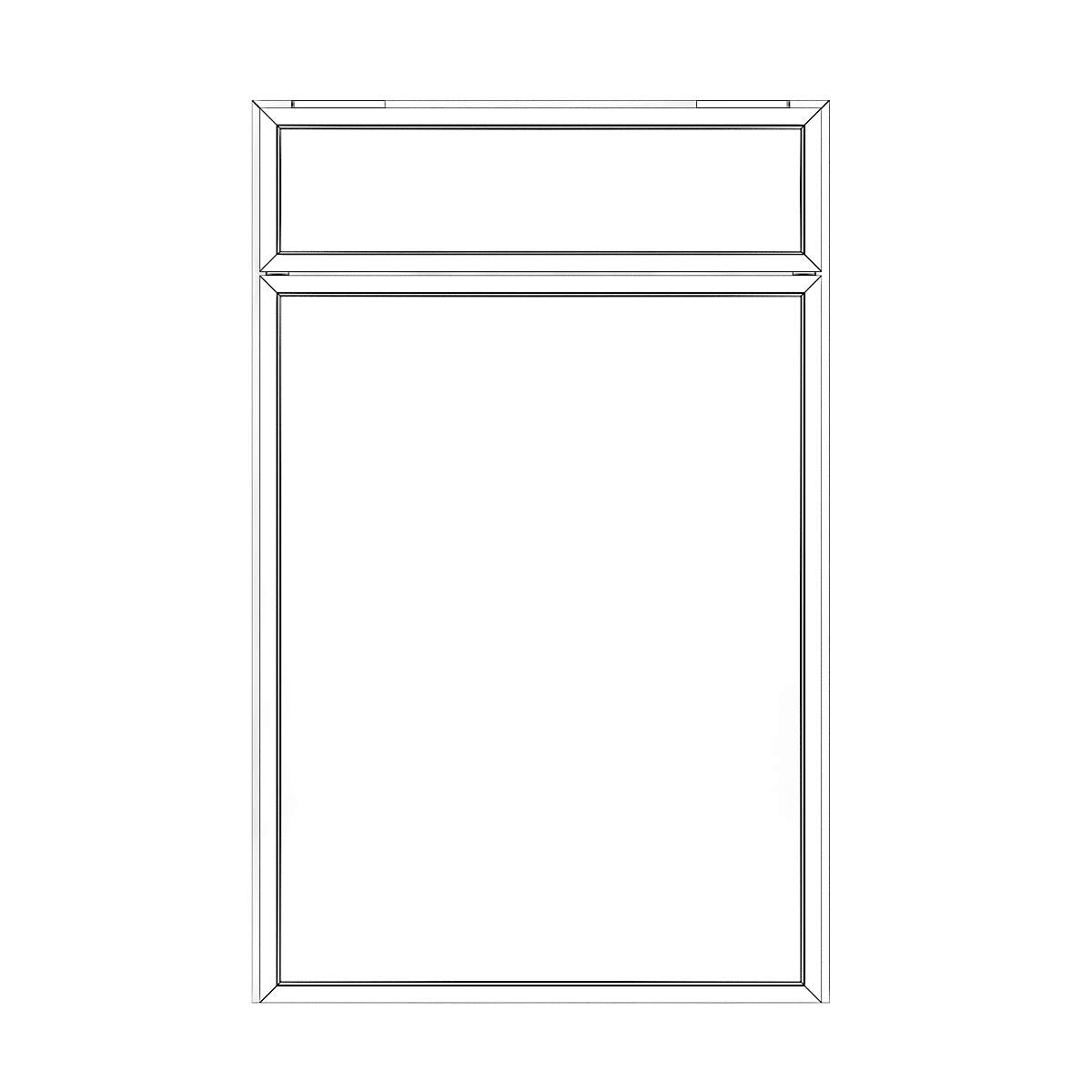 Metal Window (250 x 160 cm) - 3D Model by cgaxis