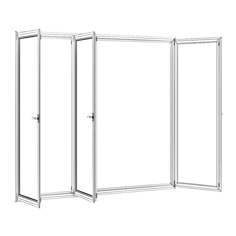 Metal Window 2824mm x 2360mm - 3D Model by cgaxis