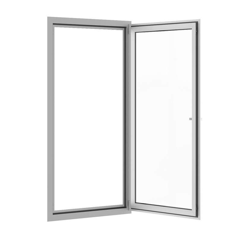 Metal Window 910mm x 1800mm - 3D Model by cgaxis