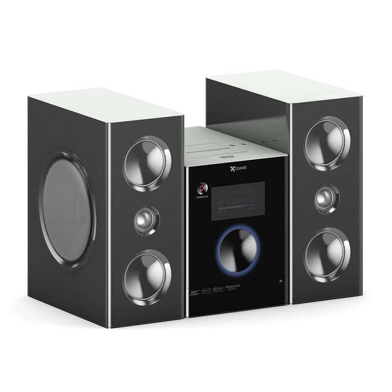 Mini Hi-Fi Set 2 3D Model by cgaxis