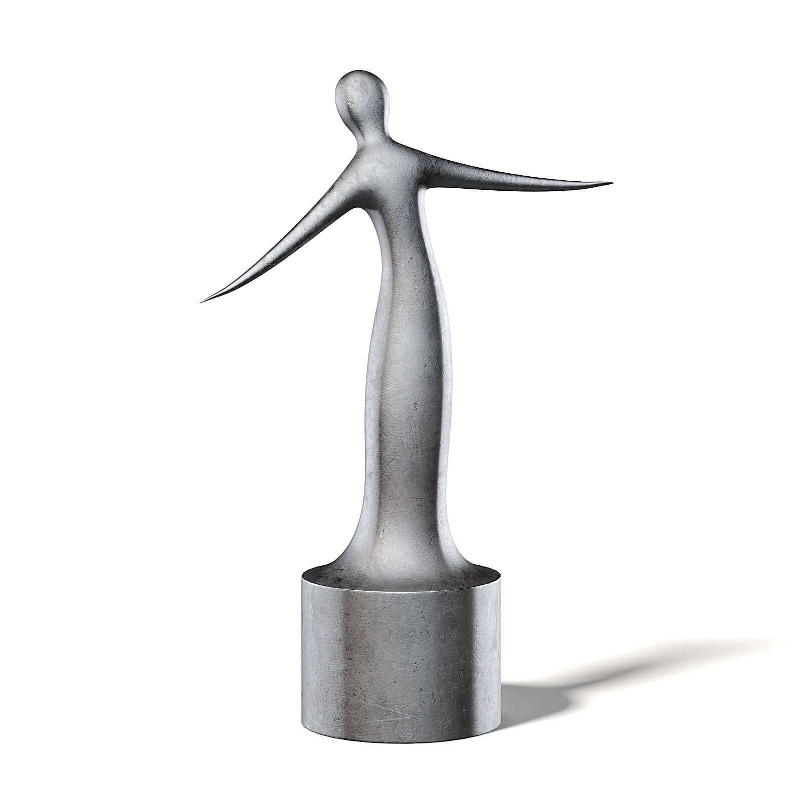 Modern Sculpture - 3D Model by cgaxis