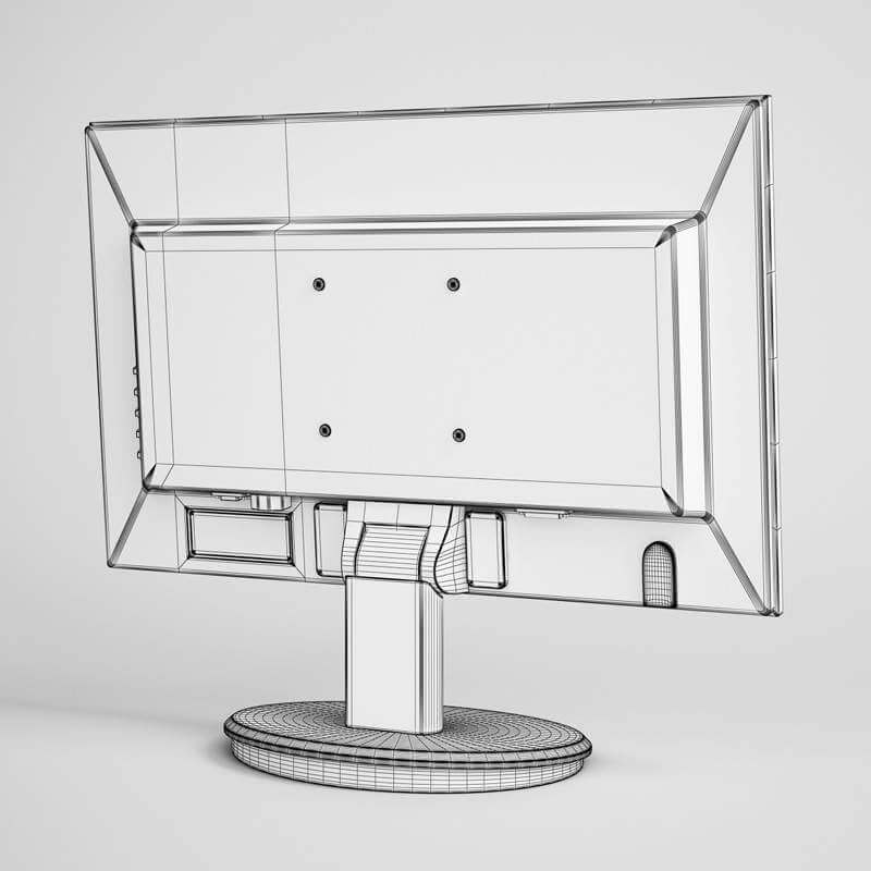 Monitor - 3D Model by cgaxis