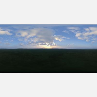 Morning Desert Grass Field HDRI Sky - HDR Image by cgaxis