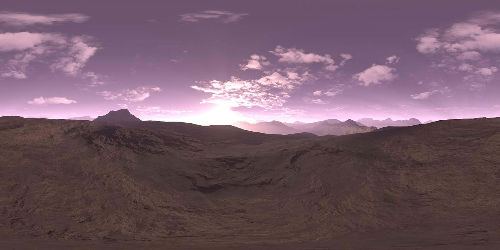 Morning Desert HDRI Sky - HDR Image by cgaxis