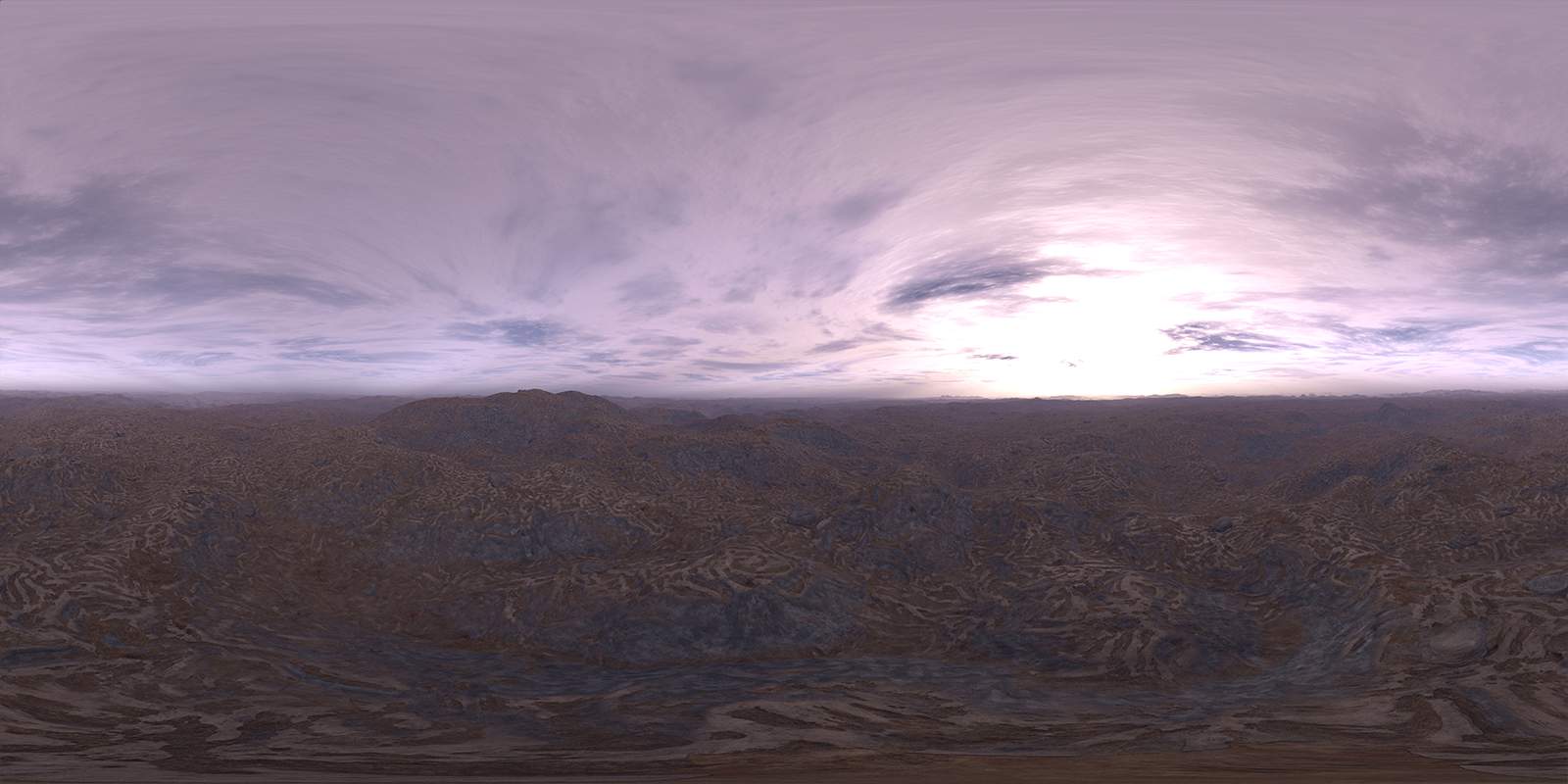 Morning Desert HDRI Sky - HDR Image by cgaxis