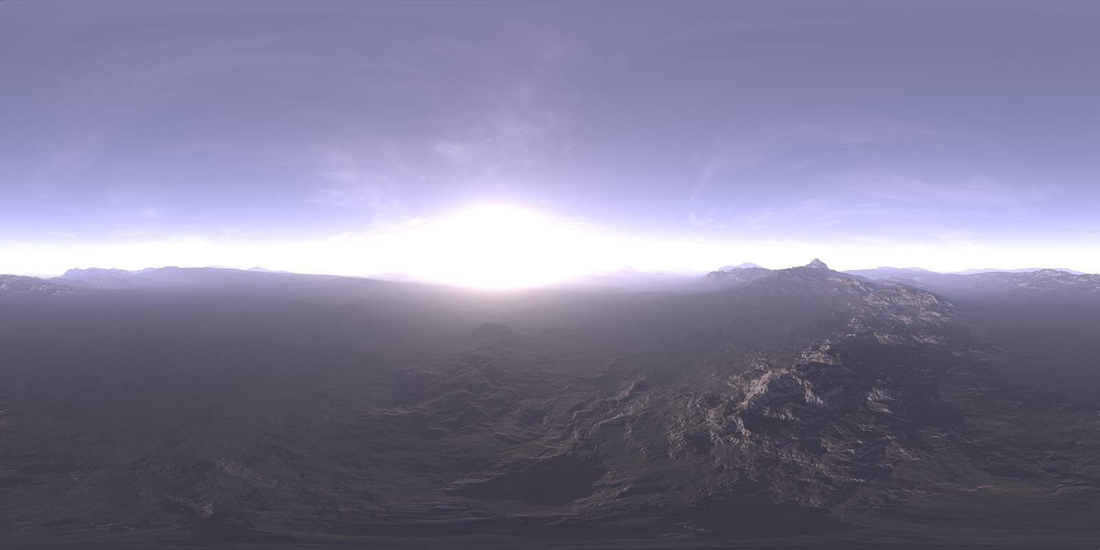 Morning Tundra HDRI Sky - HDR Image by cgaxis